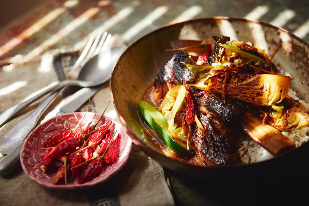 Honey & Soy Braised Short Ribs with Cucumber and Cabbage Pickle – Rio ...